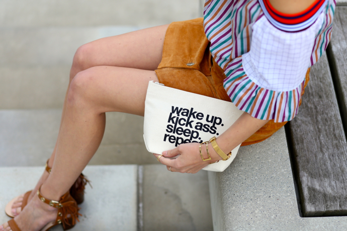 Wake up. Kick ass. Sleep. Repeat. - Leonie Hanne